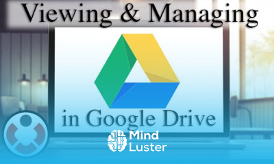 Learn Google Drive Tutorial Managing Drive - Mind Luster