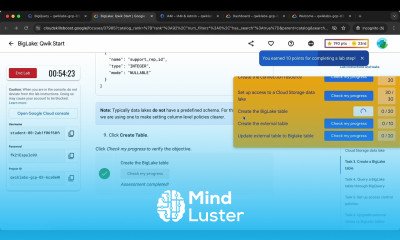 Learn BigLake Qwik Start GSP1040 - Mind Luster