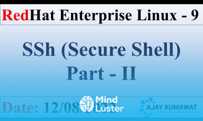 Learn SSh in Linux 2 Secure Shell Linux SSh RHEL 9 Secure Shell in RedHat RHEL 9 SSh RHCSA 9 ...