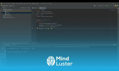 Learn 1 Creating a Simple Chat Application Between Client and Server in Python - Mind Luster