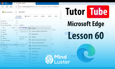 Learn Microsoft Edge Lesson 60 Automatic Save Passwords feature - Mind ...