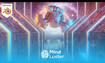 Learn Easy Space Scene Tutorial in Blender Sci Fi Concept Art In Blender Beginner Tutorial ...