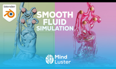 Learn Smooth Liquid Fluid Simulation Blender Blender Water Simulation ...