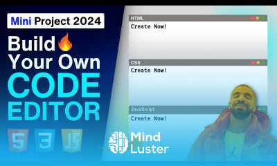 Learn Build Your Own Live CODE EDITOR using HTML CSS and JavaScript Mini Web Project 2024 - Mind ...