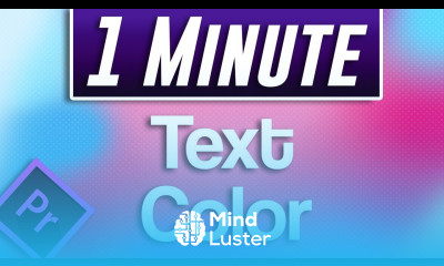 Learn Premiere Pro How to Change Text Color - Mind Luster