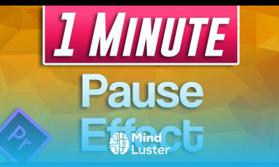 Learn How to do Pause Effect in Premiere Pro - Mind Luster