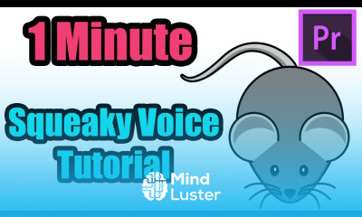 Learn How to Sound like a Squeaky Mouse Chipmunk Voice in Premiere Pro CC Fast Tutorial - Mind ...
