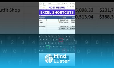 Learn Top Excel Shortcuts for working with Data - Mind Luster