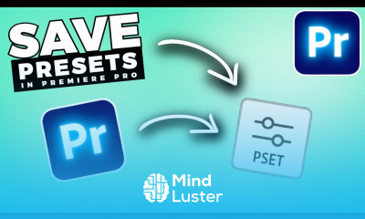 Learn How To CREATE And SAVE PRESETS In Premiere Pro - Mind Luster