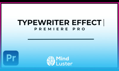 Learn How To Create A Simple Typewriter Effect In Premiere Pro - Mind ...
