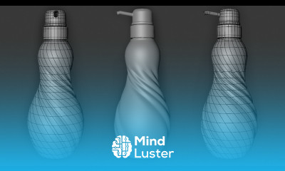 Learn Cosmetic Bottle 3D Modeling Cinema 4D Modeling Tutorial - Mind Luster