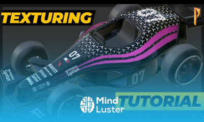 Learn Paint Texture UV Unwrap a Race Car Cinema 4D Texturing and UV ...