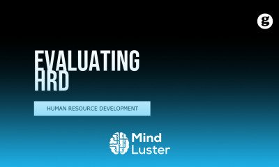 Learn Evaluating Human Resource Development - Mind Luster