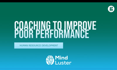 Learn Coaching to Improve Poor Performance - Mind Luster