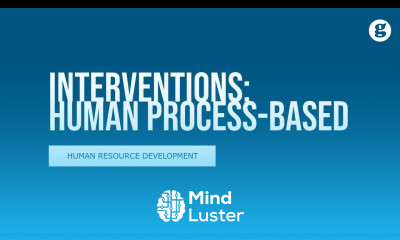Learn Types of Interventions Human Process Based - Mind Luster