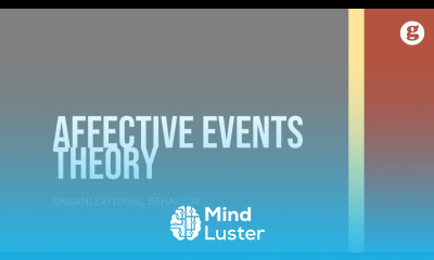 Learn Affective Events Theory - Mind Luster