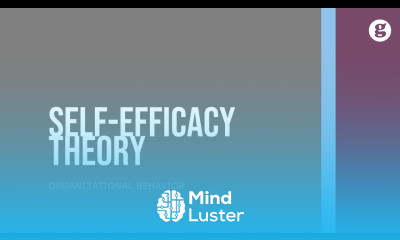 Learn Self Efficacy Theory - Mind Luster