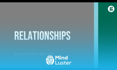 Learn Relationships - Mind Luster