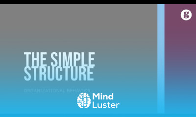 Learn The Simple Structure - Mind Luster