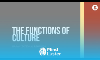 Learn The Functions of Culture - Mind Luster