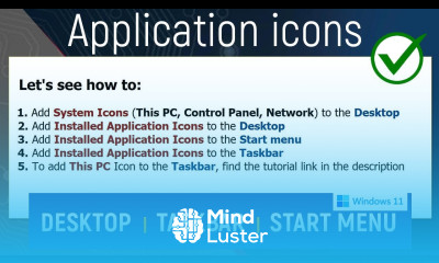 Learn How to Add App Program Shortcuts Icons to Desktop or Taskbar in ...