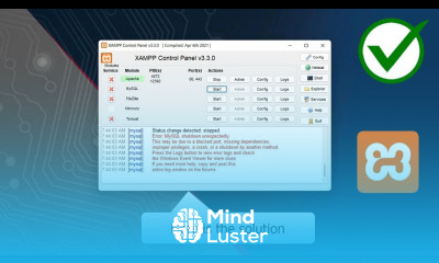 Learn MySQL Shutdown Unexpectedly XAMPP Server Error in Windows 11 10 - Mind Luster