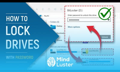 Learn How to Lock Your Computer Drive With Password Windows 11 10 PCs ...