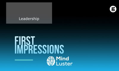 Learn First Impressions - Mind Luster