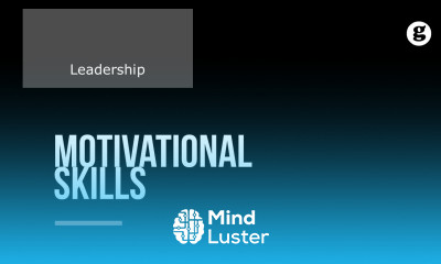 Learn Motivational Skills - Mind Luster