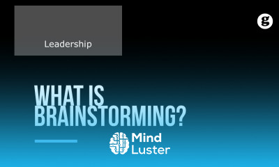 Learn What is Brainstorming - Mind Luster