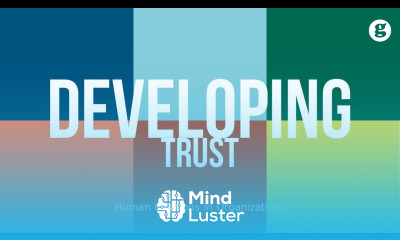 Learn Developing Trust - Mind Luster