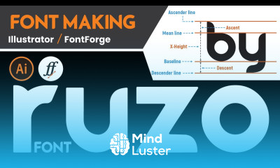Learn How to Make a Custom Font Design in Illustrator and FontForge Tutorial - Mind Luster