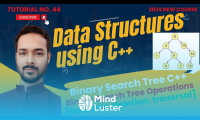 Learn Tutorial 44 Binary Search Tree BST Operations Insertion Deletion ...