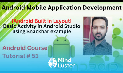 Learn Tutorial 51 Android Built in Layout Basic Activity in Android Studio using Snackbar ...