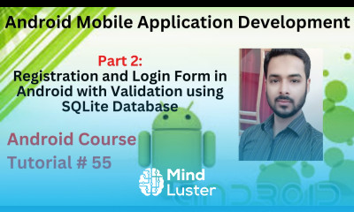 Learn Tutorial 55 Part 2 Registration and Login Form in Android with Validation using SQLite ...