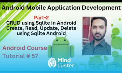 Learn Tutorial 57 Part 2 CRUD using Sqlite in Android Create Read Update Delete using Sqlite ...