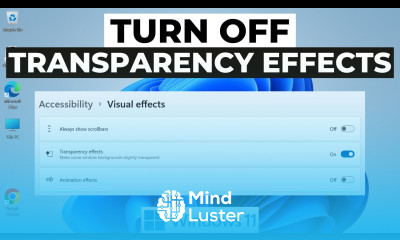 Learn How to Turn Off Transparency Effects in Windows 11 2024 - Mind Luster