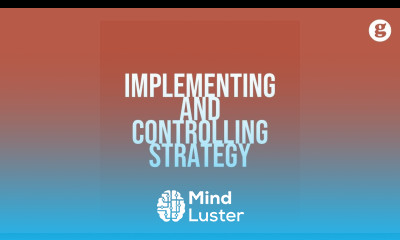 Learn Implementing and Controlling Strategies - Mind Luster