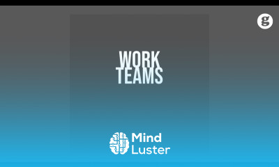 Learn Work Teams - Mind Luster
