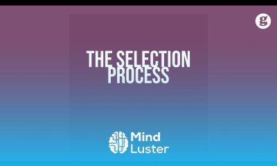 Learn The Selection Process - Mind Luster