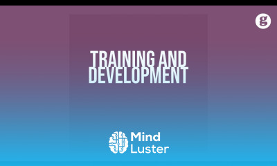 Learn Training and Development - Mind Luster