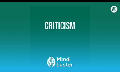 Learn Criticism - Mind Luster