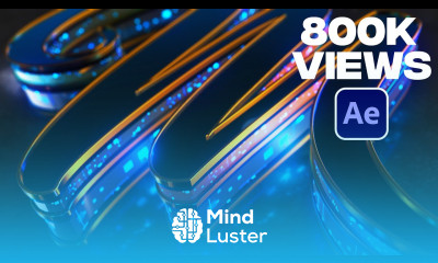 Learn Wow 800K Views After Effects 3D Logo Text Animation - Mind Luster