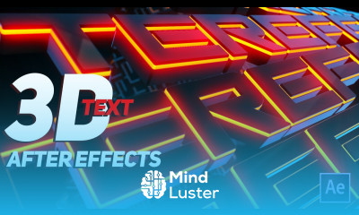 Learn After Effects Tutorial 3D Text Animation Element 3D Tutorial - Mind Luster