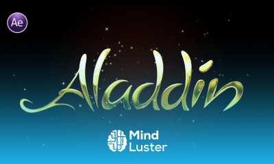 Learn After Effect Logo Text Animation Shine Golden Logo Animation Tutorial - Mind Luster