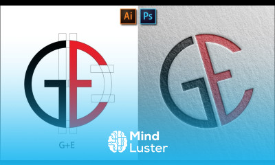 Learn Monogram Logo Design in Adobe Illustrator And Apply mockup in ...