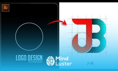Learn Create a Letter Logo With Circular Grid Logo Design Techniques ...