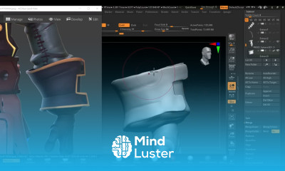 Learn Mastering Zbrush Creating amazing props and characters pt 38 - Mind Luster