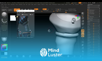 Learn Mastering Zbrush Creating amazing props and characters pt 28 - Mind Luster