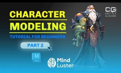 Learn maya modeling character Modeling pt 2 - Mind Luster